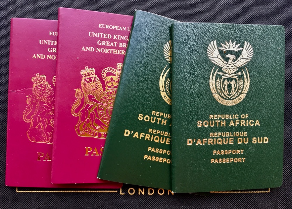 Two passports – dual citizenship - Alet Gardner